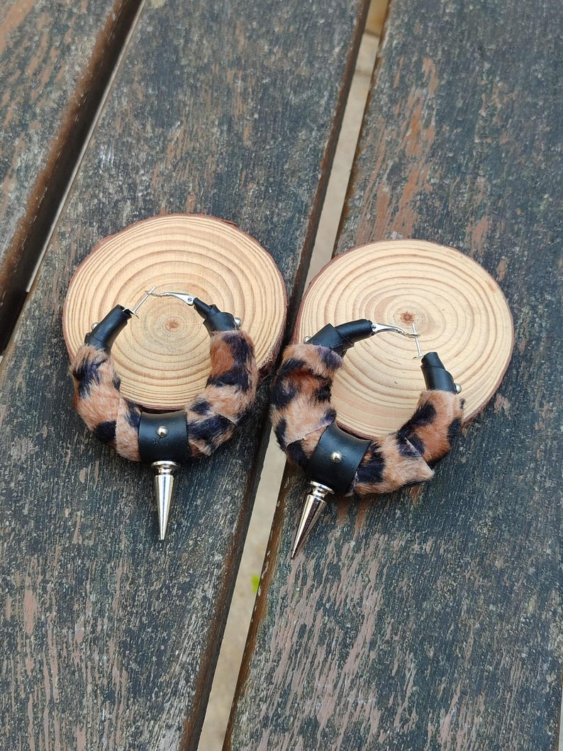 Leo Spiky Hoops - Etsy Portugal