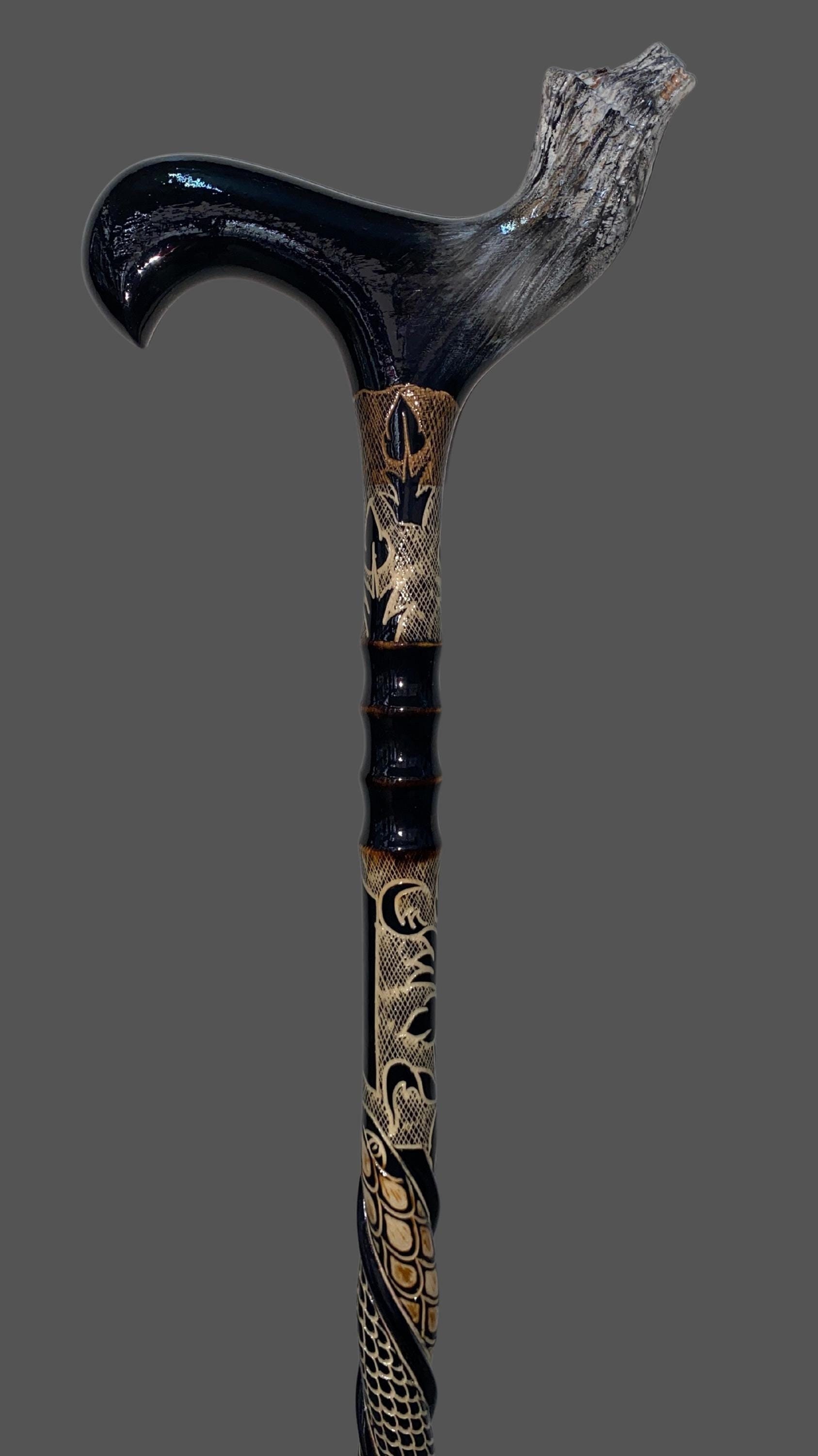 Luxury Wolf-inspired Walking Stick – Handcrafted Masterpiece - Etsy