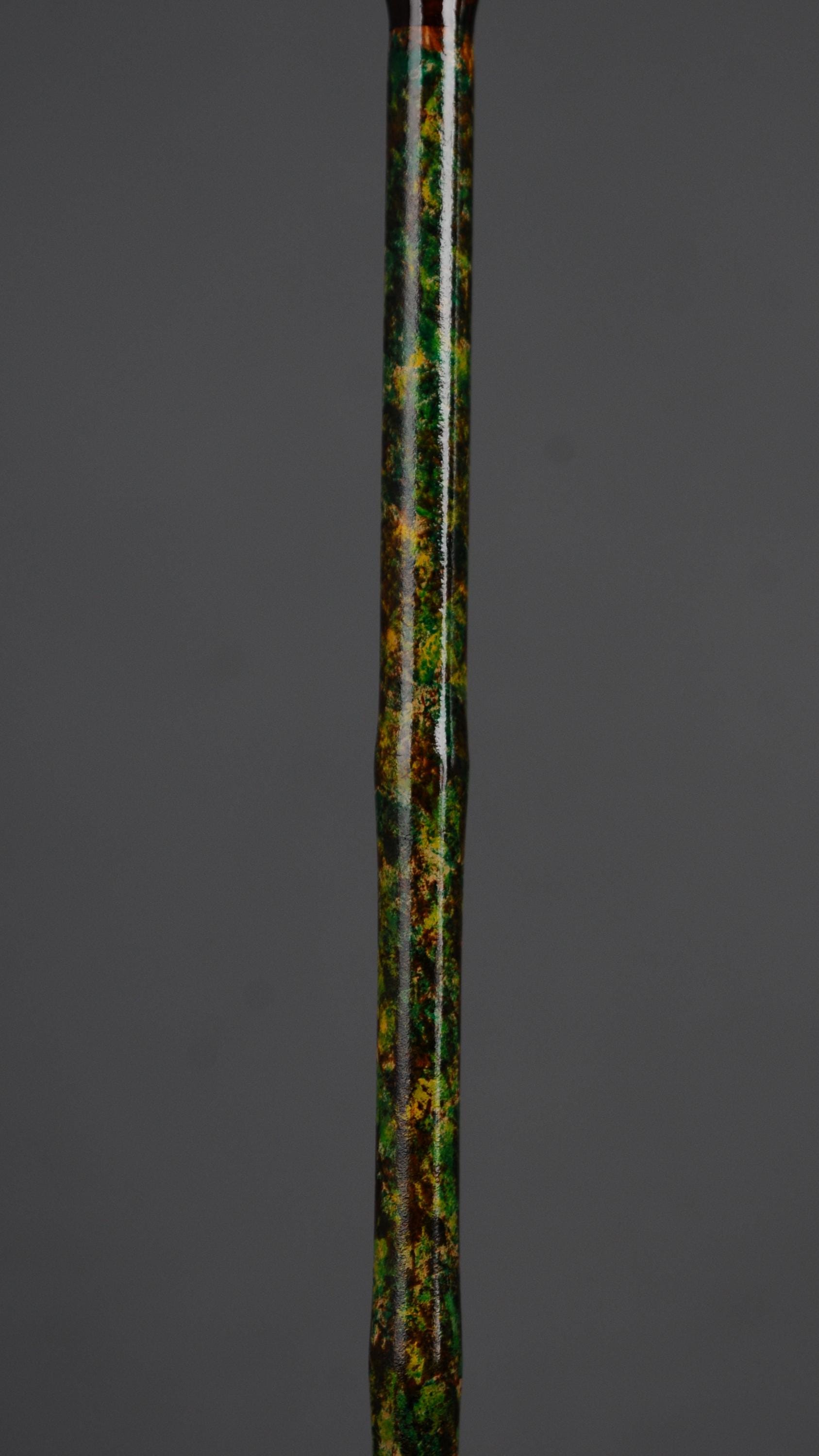 Handcrafted Walking Cane With Forest-inspired Design – Elegant and ...