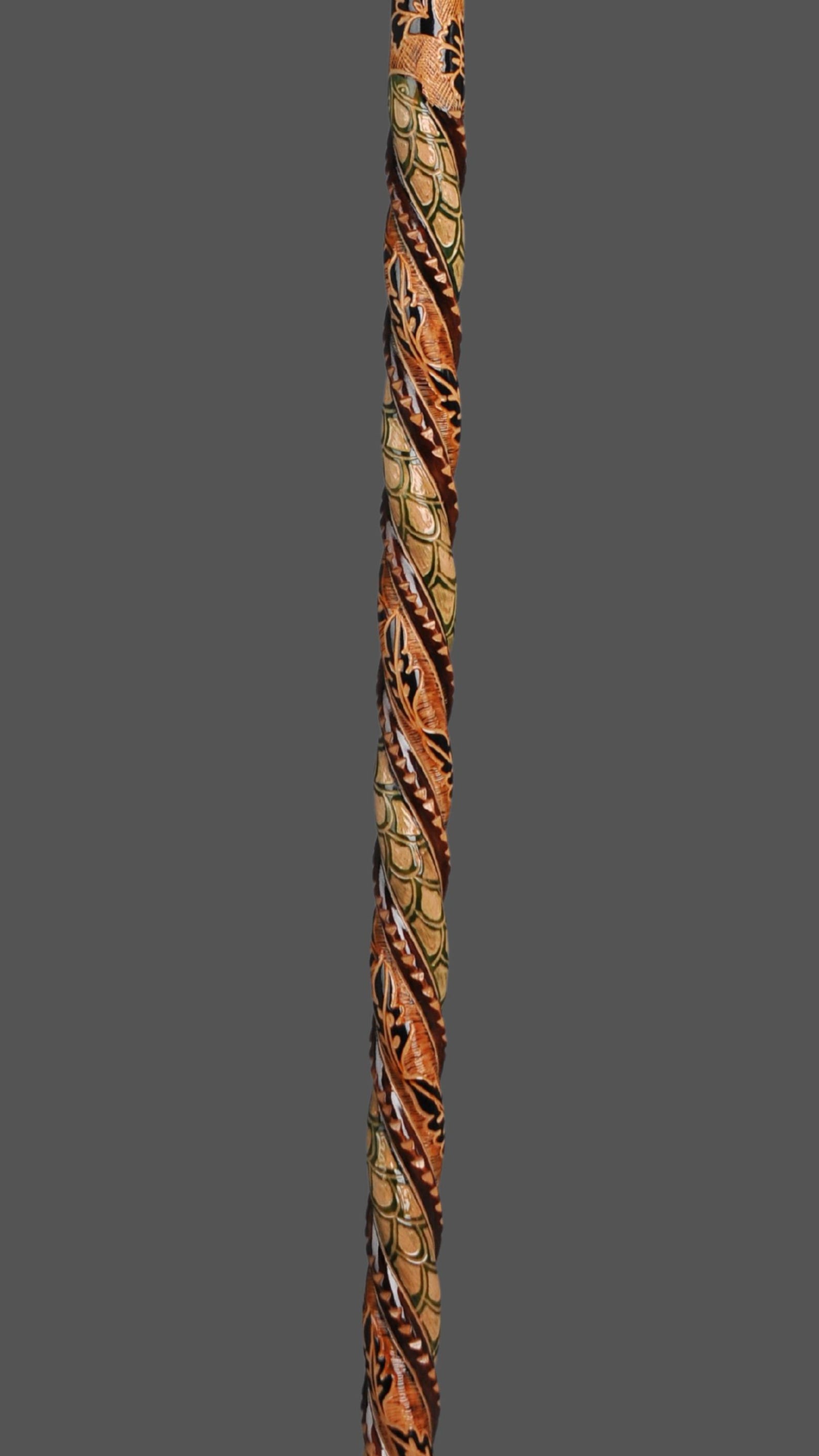 Forestspire Cane – Handmade Wood Walking Stick, Carved Cane Gift ...