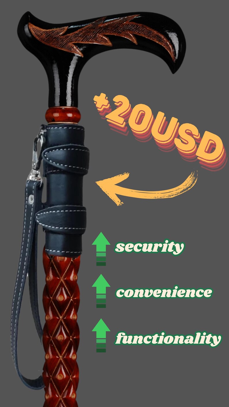 Luxury Cane With Intricate Flower Design - Perfect for Everyday Use - Etsy