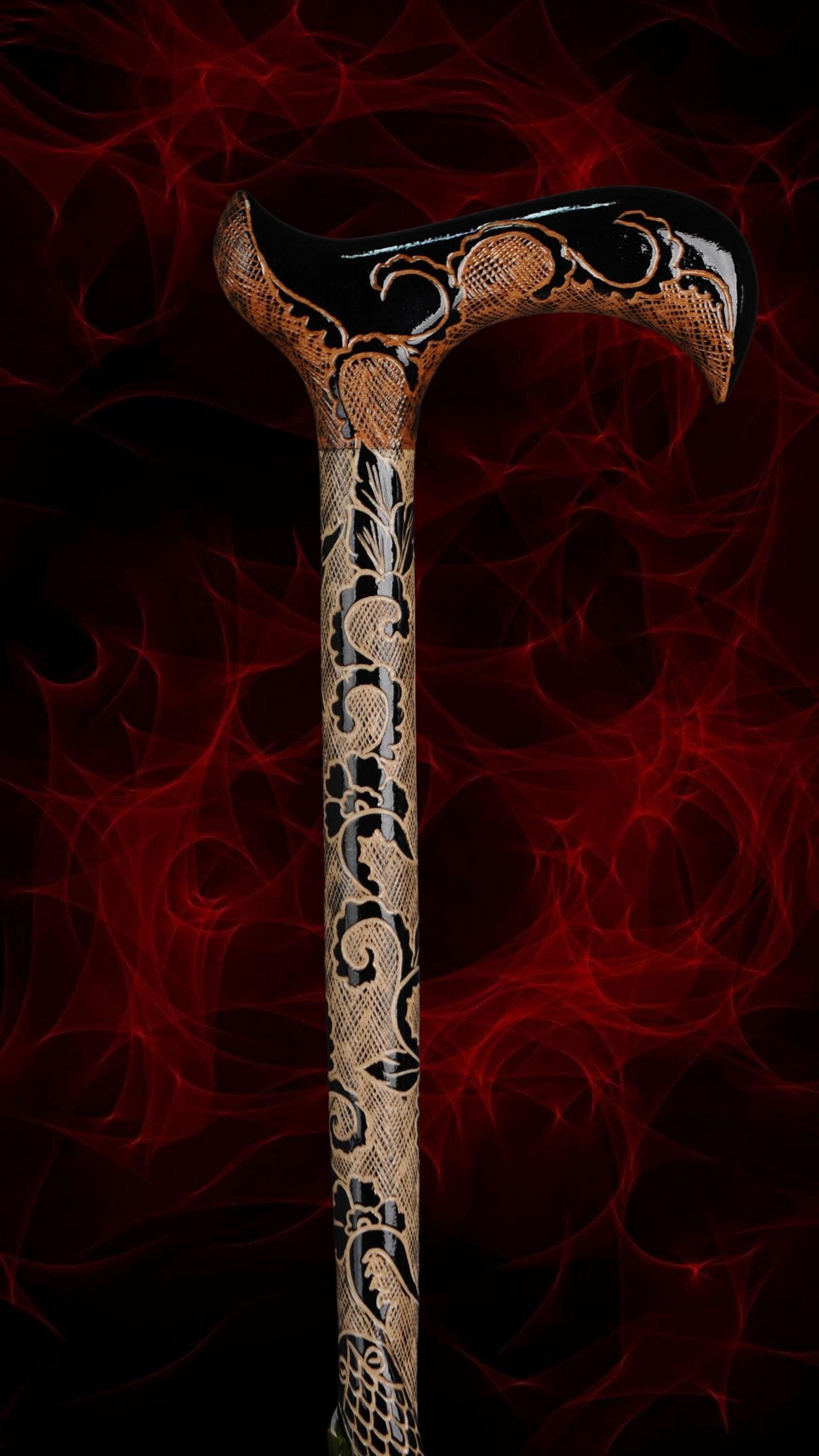 Handmade Cane, Walking Cane, Wooden Cane, Adjustable Cane, Folding Cane ...