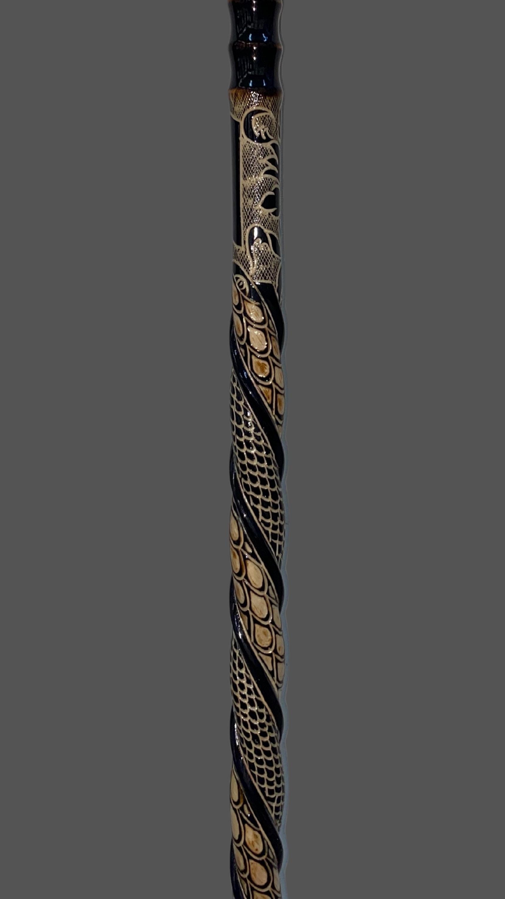 Luxury Wolf-inspired Walking Stick – Handcrafted Masterpiece - Etsy