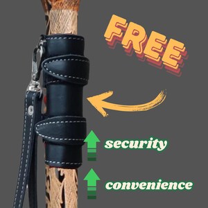 Handcrafted Walking Cane With Forest-inspired Design – Elegant and ...