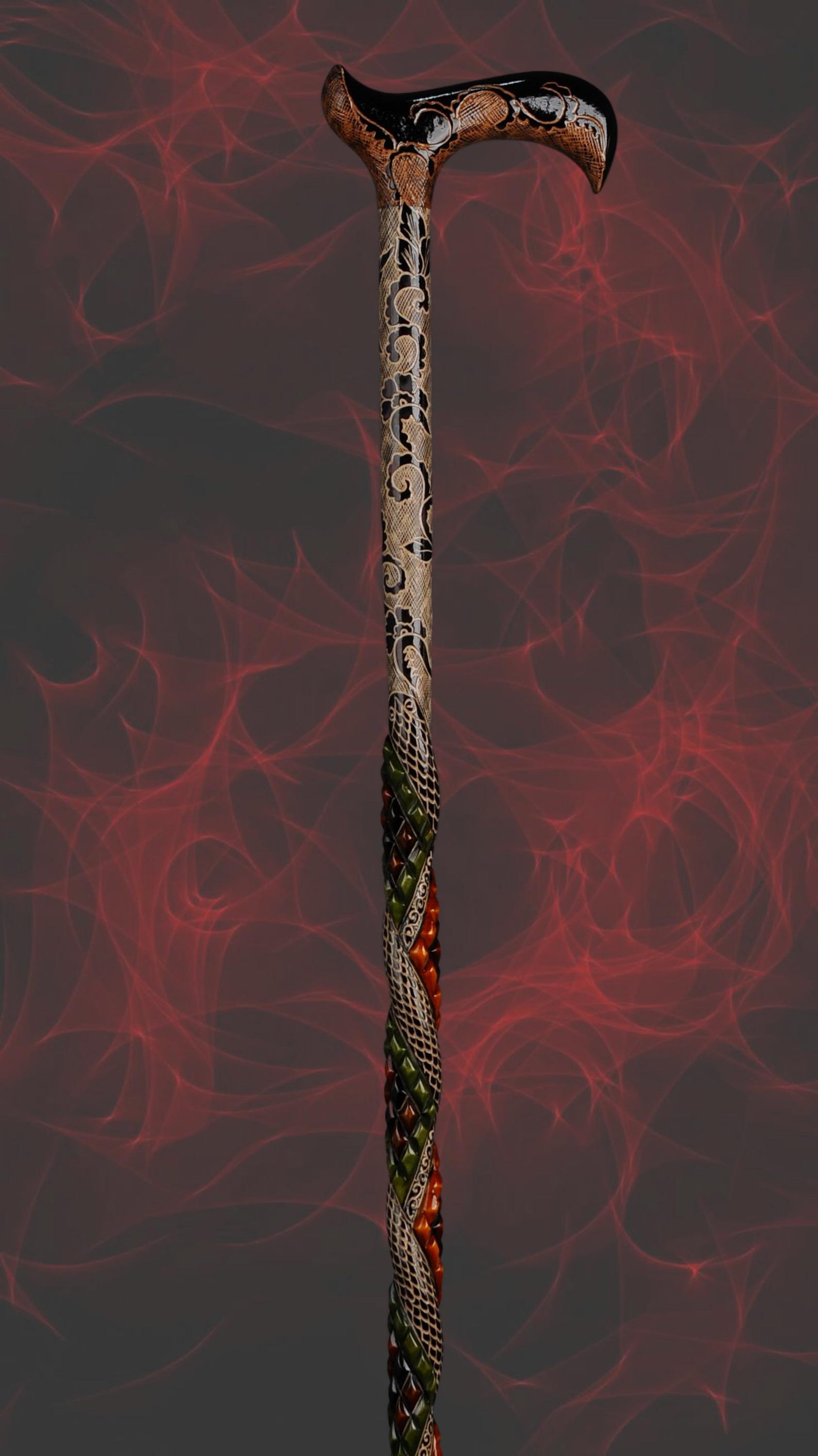 Handmade Cane, Walking Cane, Wooden Cane, Adjustable Cane, Folding Cane ...