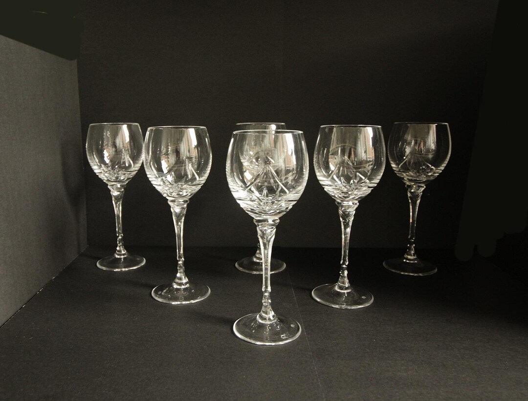 Nachtmann Crystal Wine Glasses - German Luxury Stemware, Set of 10 - Etsy