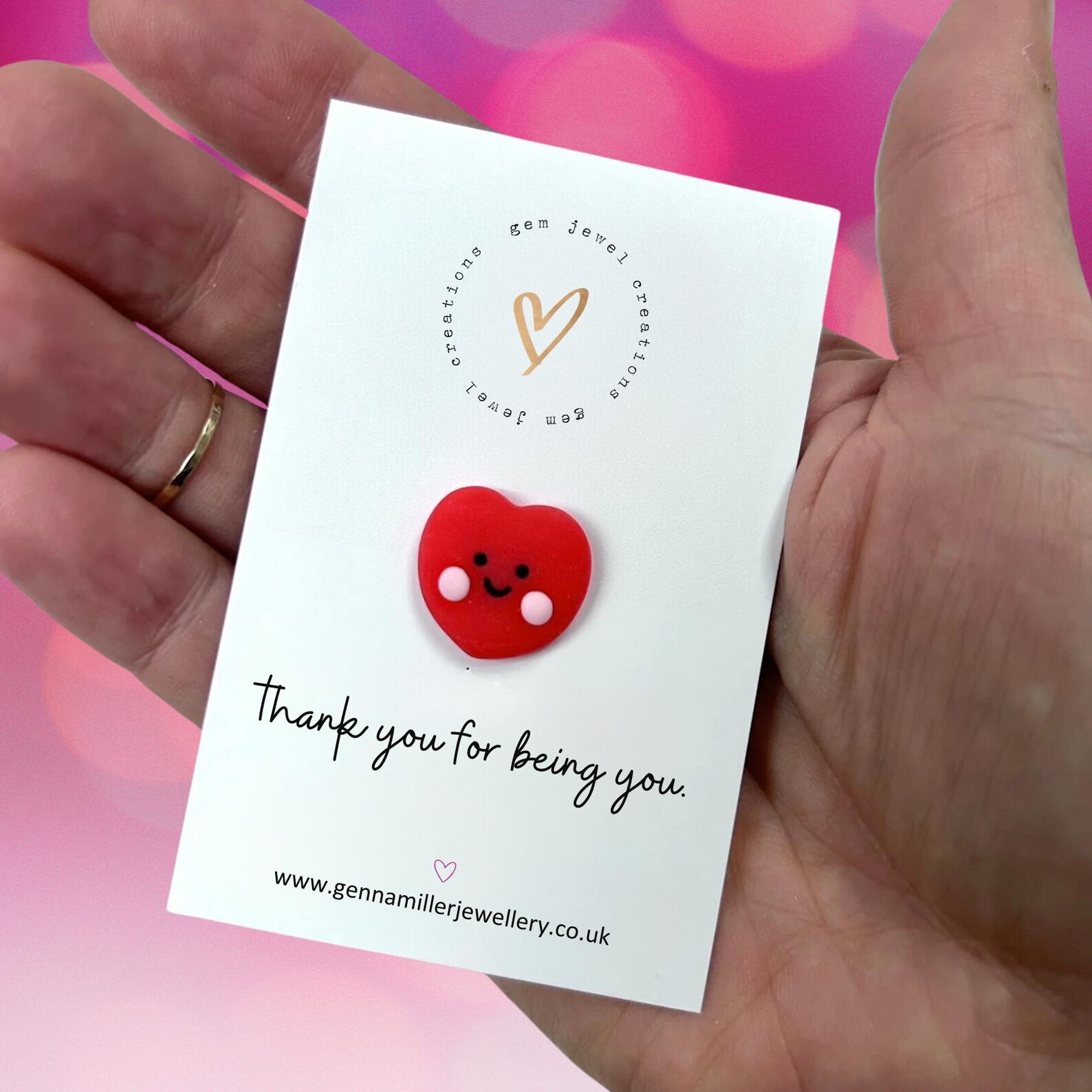 Gorgeous Pocket Hug Token on Heartfelt Message Card – Thoughtful Gift ...