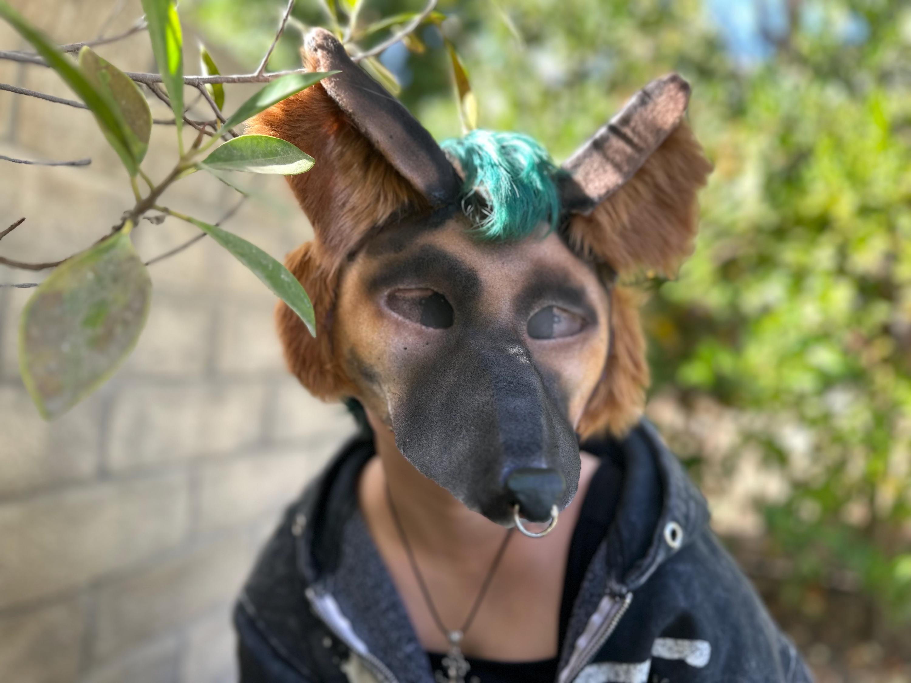 German Shepherd Mask - Etsy