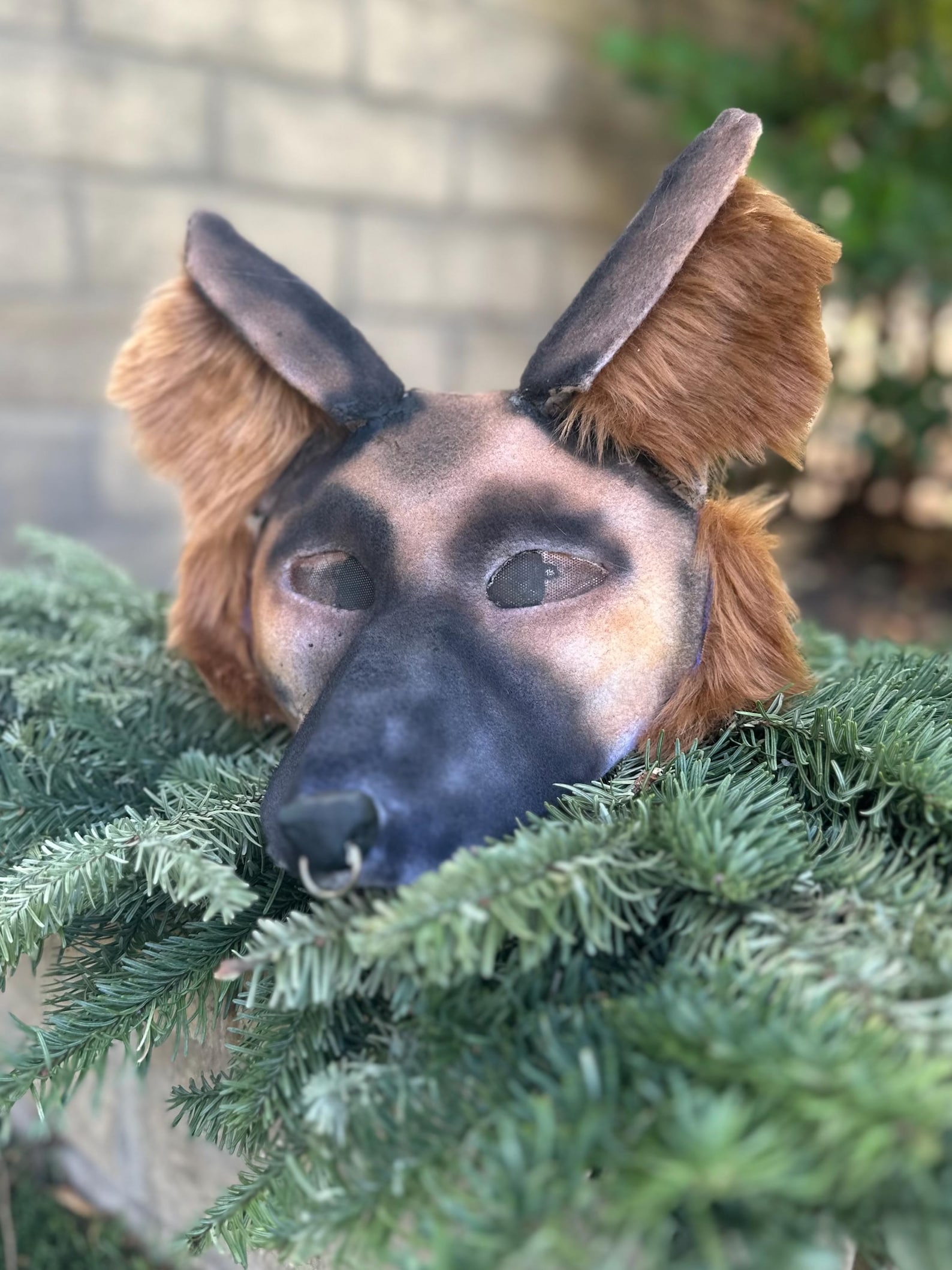 German Shepherd Mask - Etsy