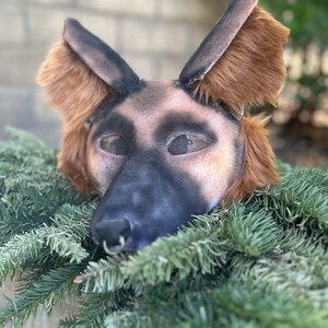 German Shepherd Mask - Etsy