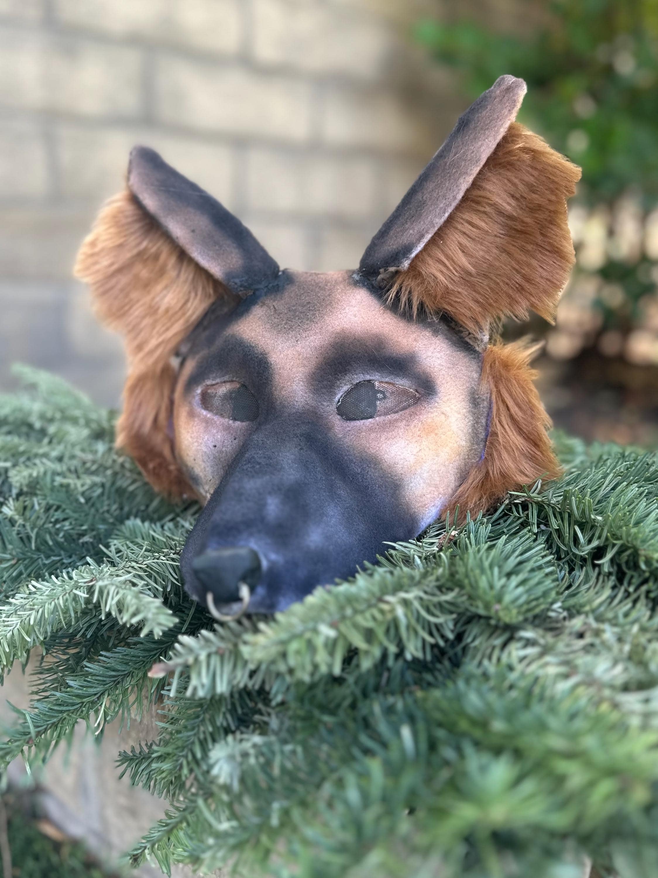 German Shepherd Mask - Etsy