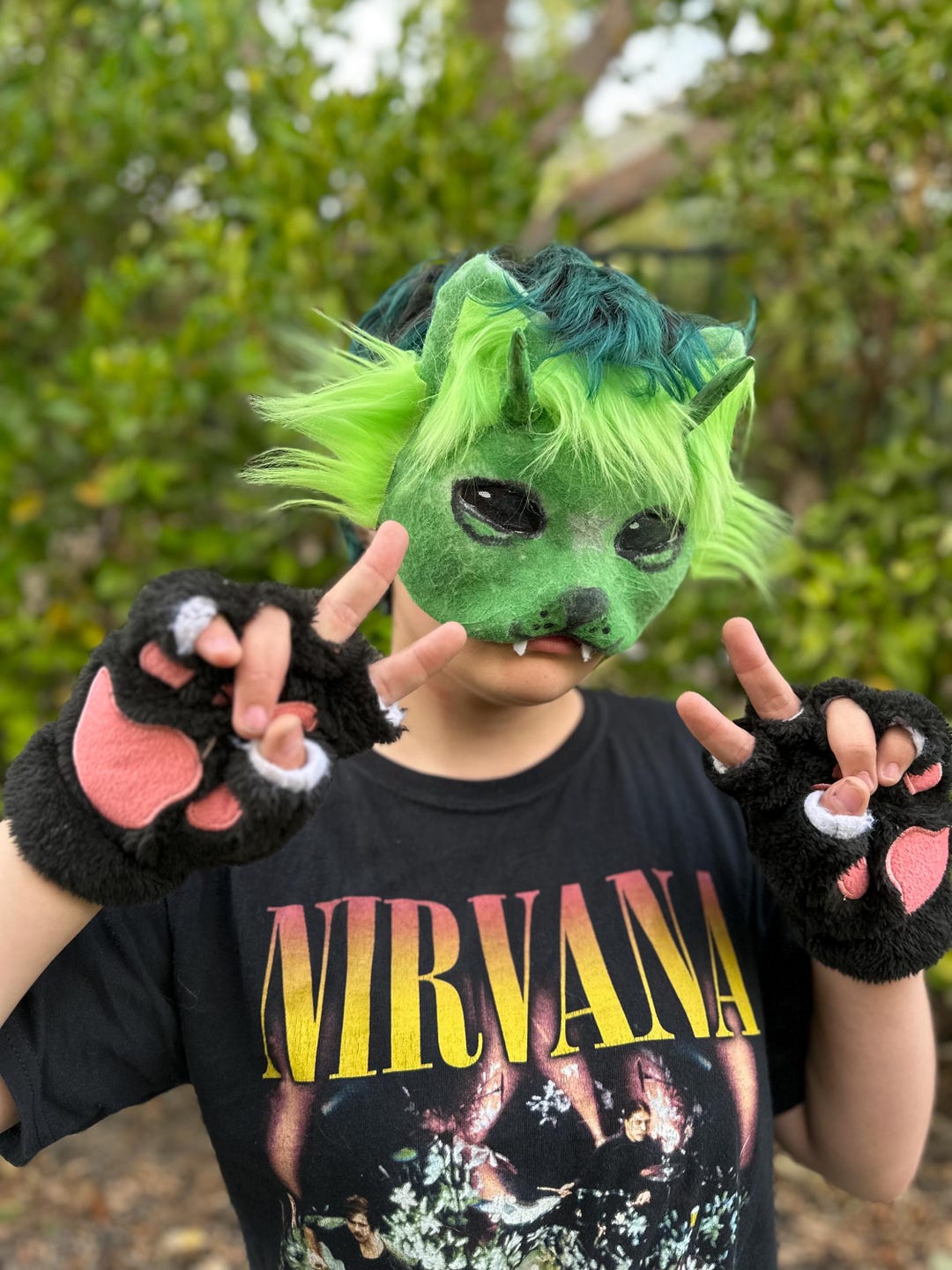 Therian Alien Cat Mask - Etsy