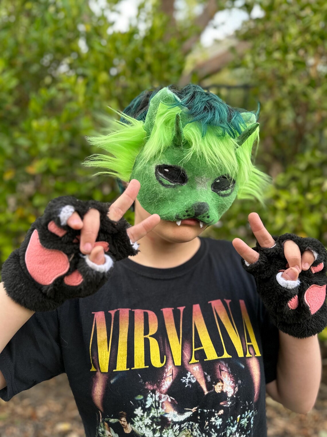 Therian Alien Cat Mask - Etsy