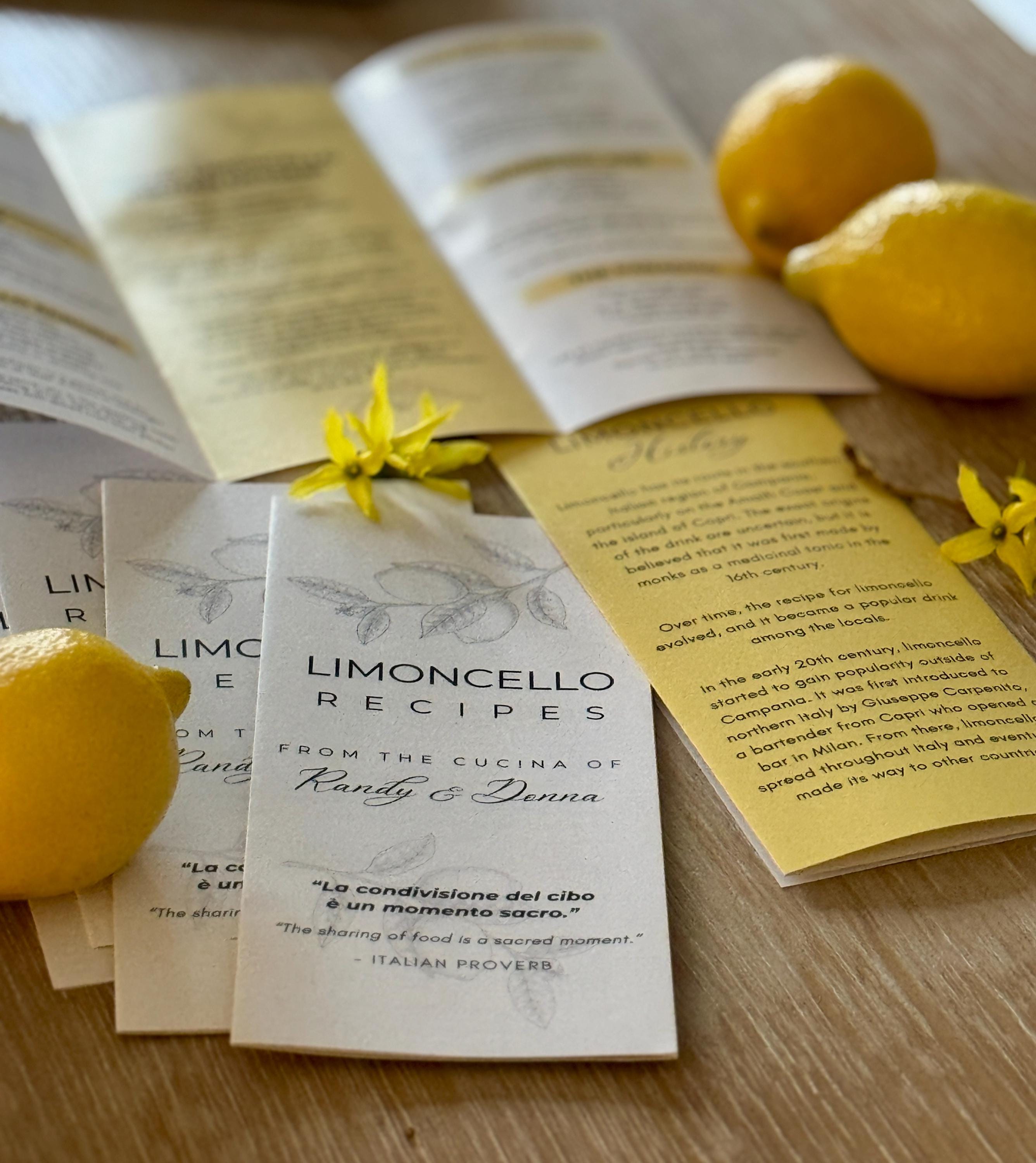 Custom Limoncello Recipe Guide Personalized 8 Recipes - Elevate Your Gifting Game! Digital ...