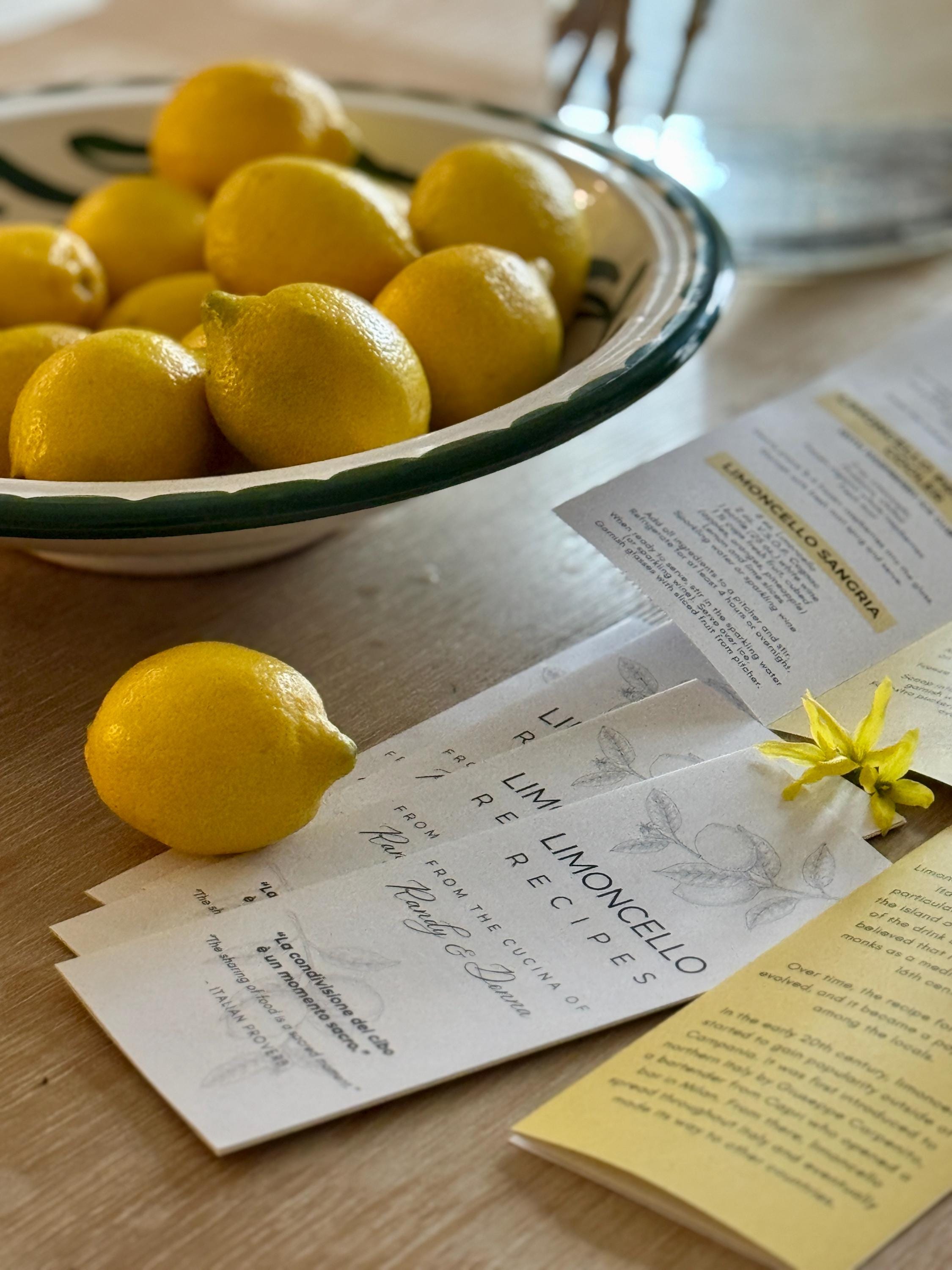 Custom Limoncello Recipe Guide Personalized 8 Recipes - Elevate Your Gifting Game! Digital ...