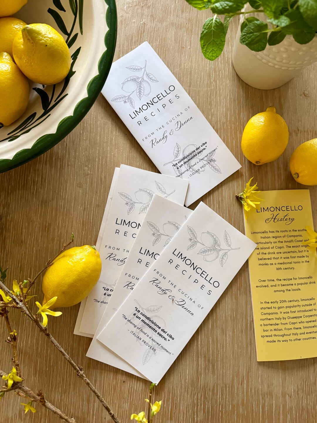 Custom Limoncello Recipe Guide Personalized 8 Recipes - Elevate Your ...