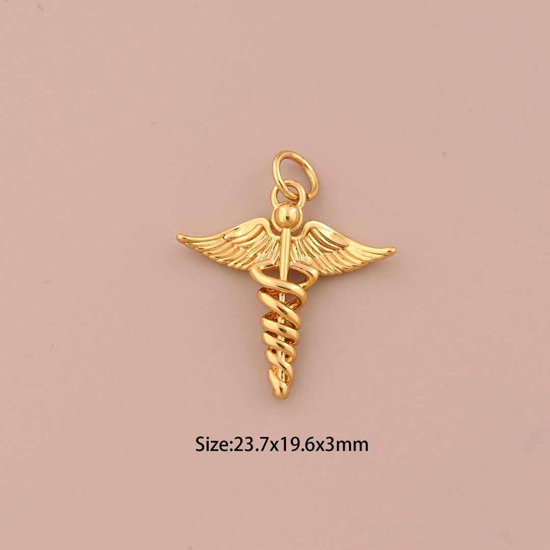 18K Gold Medical Symbol Charms,medical Symbol Charms Pendants,medical ...