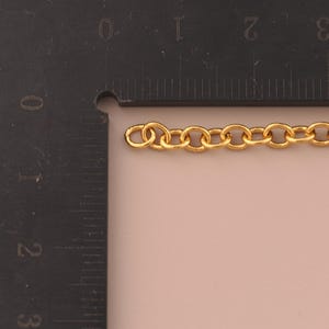 3.28 Feet 18K Gold Cable Chain,special Chain,semi-finished Chain for ...