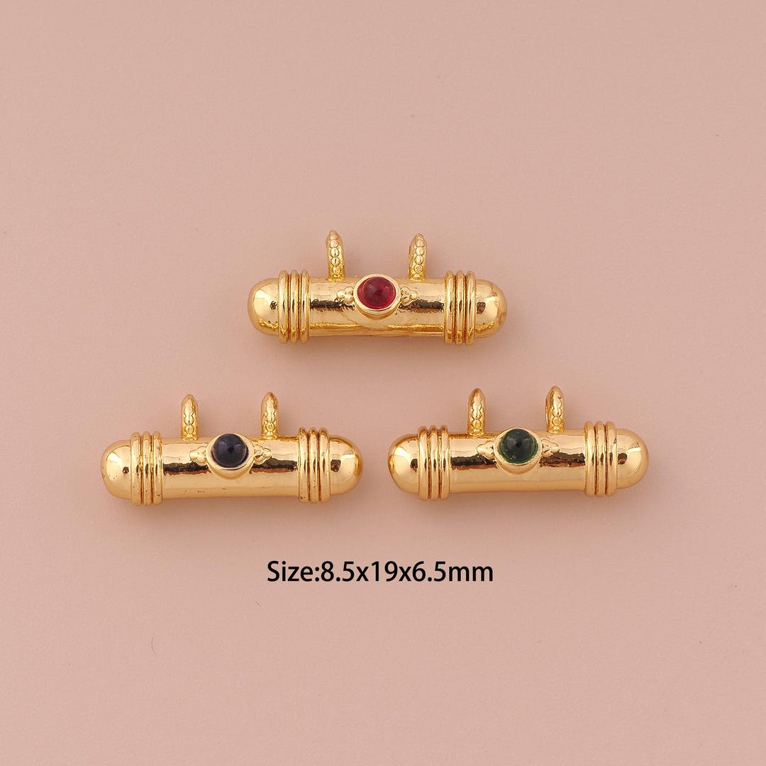 18K Gold Capsule Charms,minimalist Charms Pendants,capsule Charm for ...