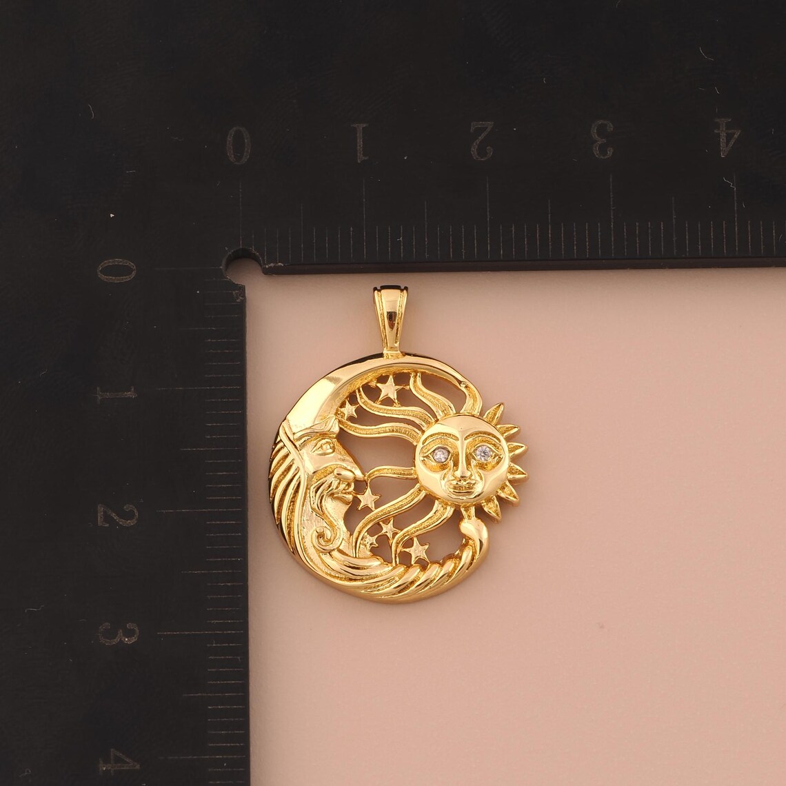 18K Gold Moon Charms,minimalist Star Pendants,sun Charm for DIY Jewelry ...
