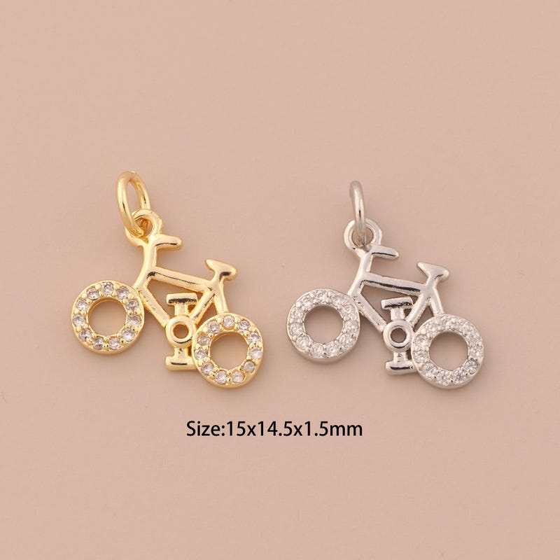 Bicycle Charm - Etsy