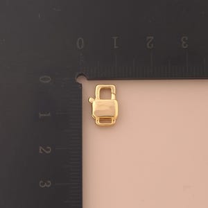 18K Gold Snap Clasp,lock Clasp,snap Clasp for DIY Jewelry Making Supply ...