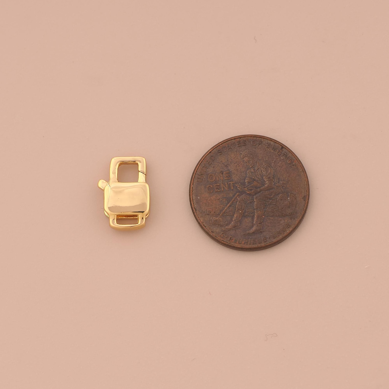 18K Gold Snap Clasp,lock Clasp,snap Clasp for DIY Jewelry Making Supply ...
