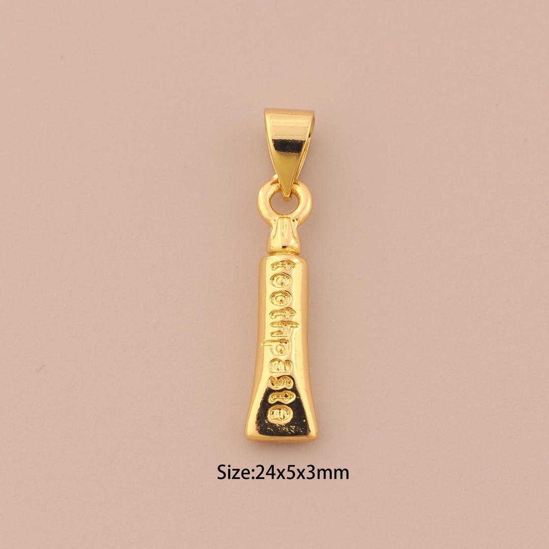 18K Gold Toothpaste Charms,toothpaste Charms Pendants,toothpaste Charm ...