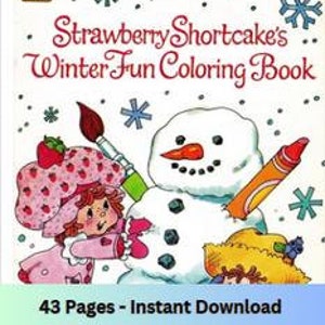 strawberry shortcake valentine coloring pages