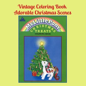 my little pony christmas coloring book