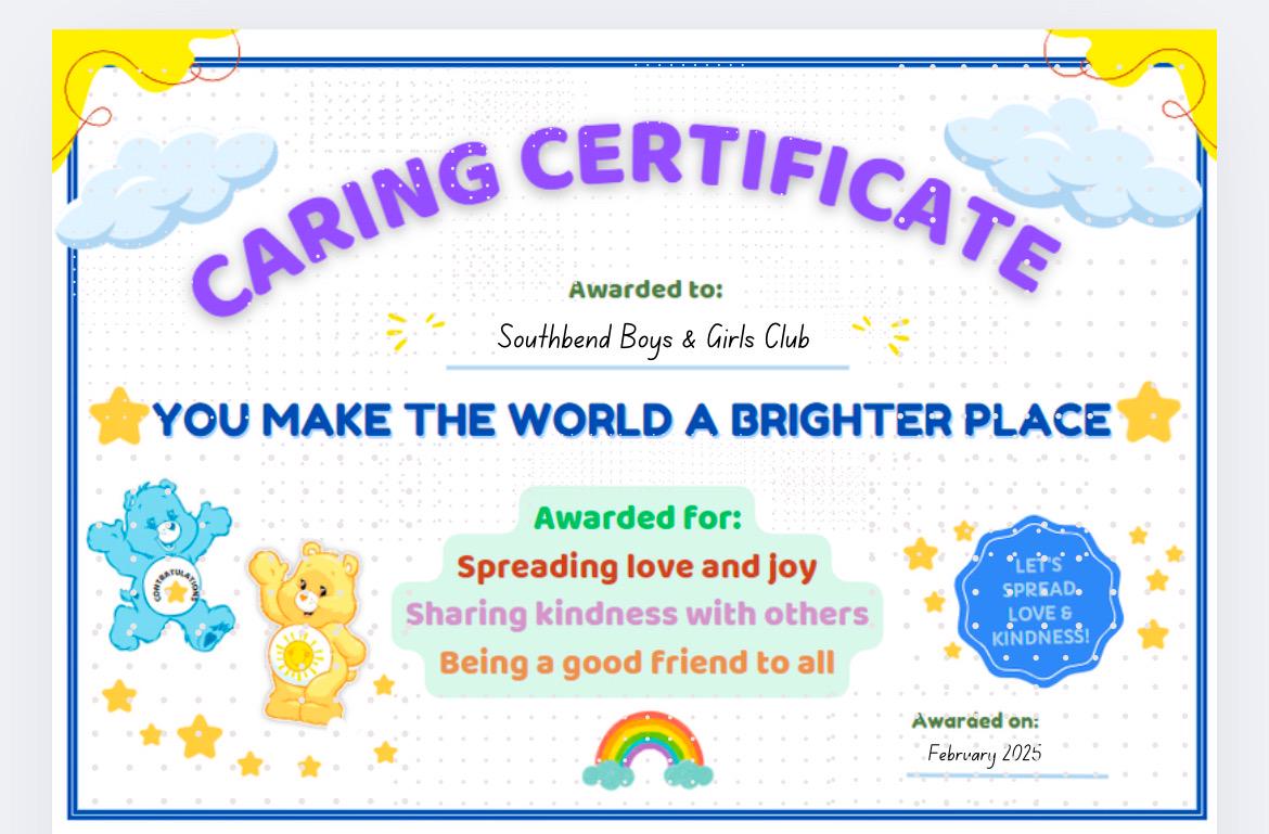 Care Bears Caring Certificate Template: Vintage Style PDF Download - Etsy