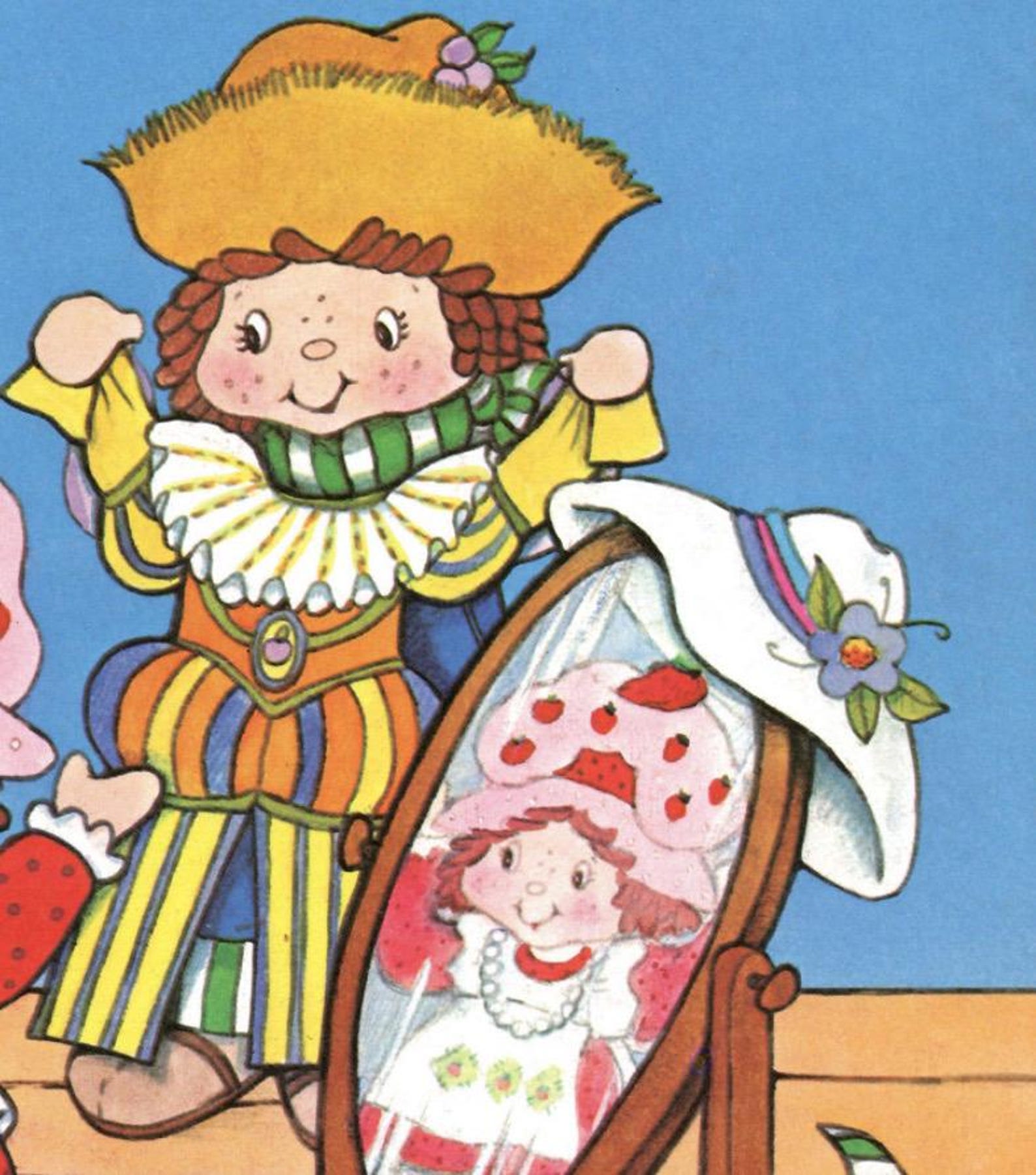 Vintage Strawberry Shortcake Paper Doll Book: Printable Activity (PDF ...