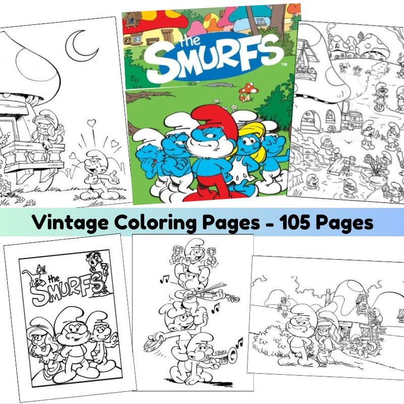 Smurf - Etsy