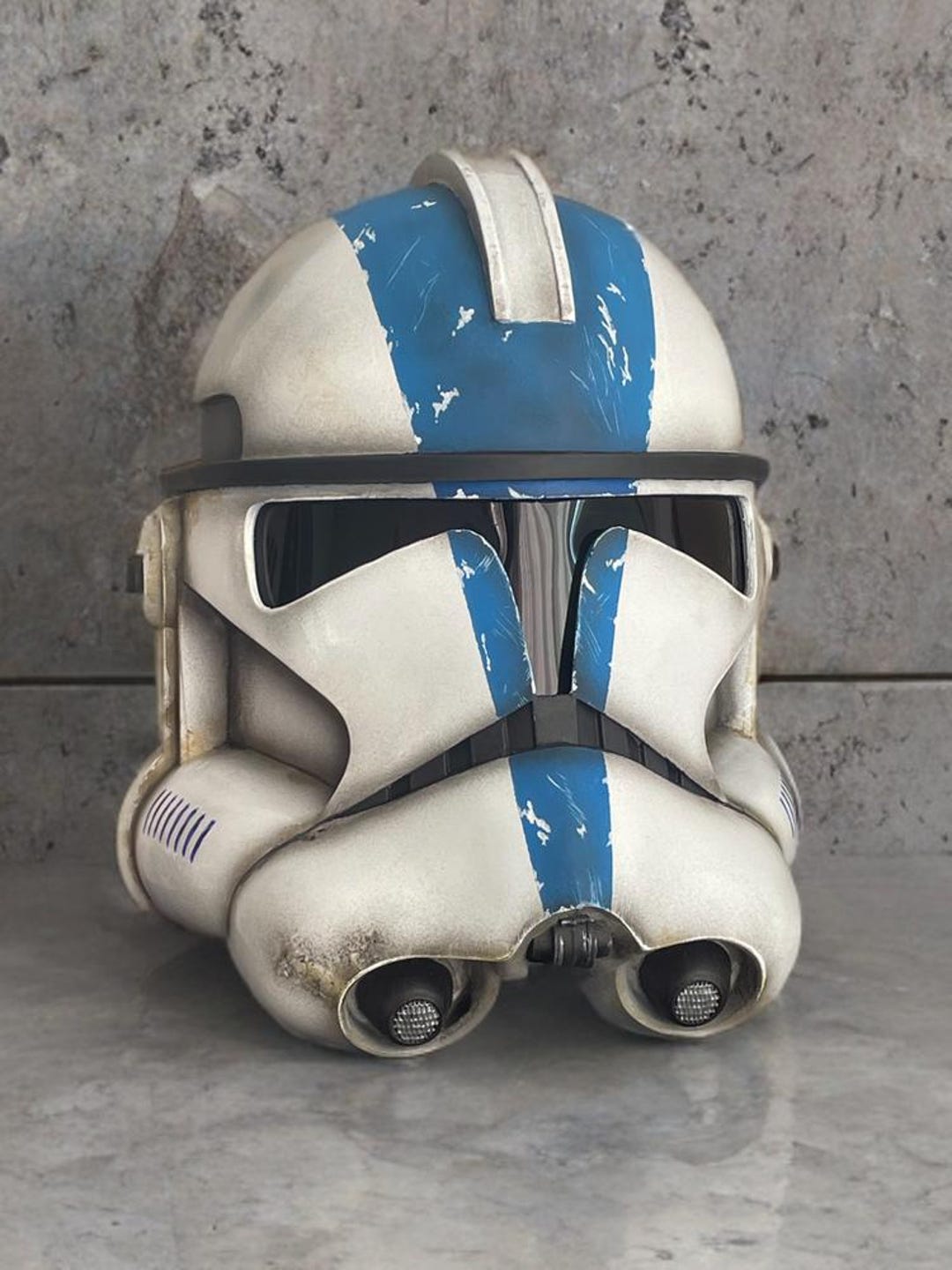 Clone Trooper 501st Helmet 1:1 Real Size 3D Custom - Etsy