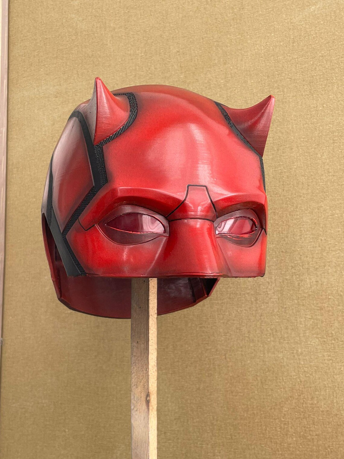 Daredevil Mask Cowl Helme T& Mask 1:1 Real Size 3D Custom - Etsy