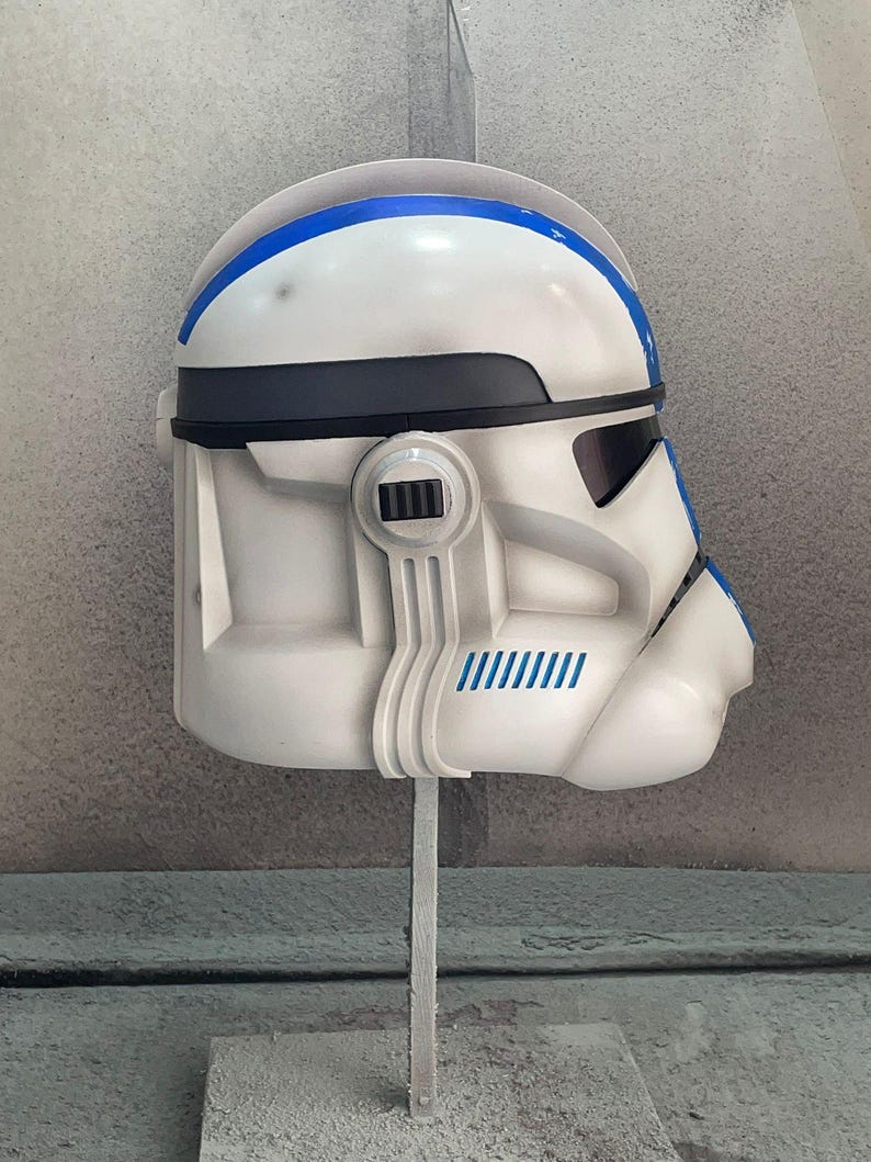 Clone Trooper 501st Helmet 1:1 Real Size 3D Custom - Etsy