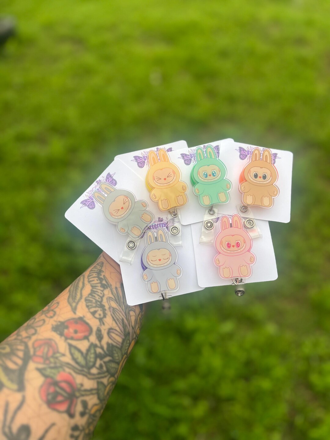 Labu the Monsters Have a Seat Badge Reel - Etsy