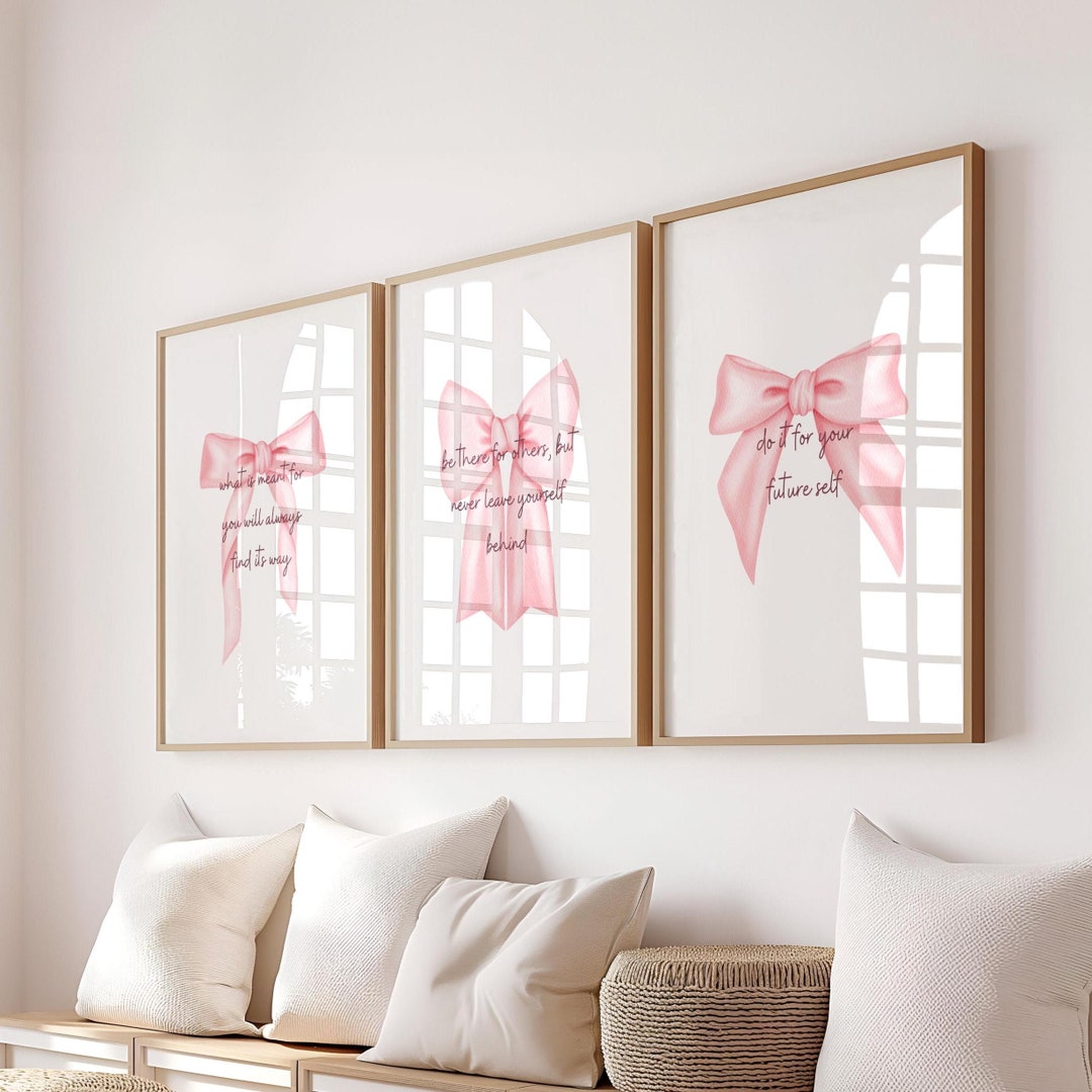 Coquette Room Decor Affirmations Poster Positive Quote for Girl Bedroom ...