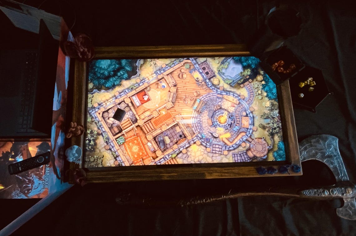 The Adventurer's Table I, Portable Digital Tabletop RPG Gaming, Digital ...