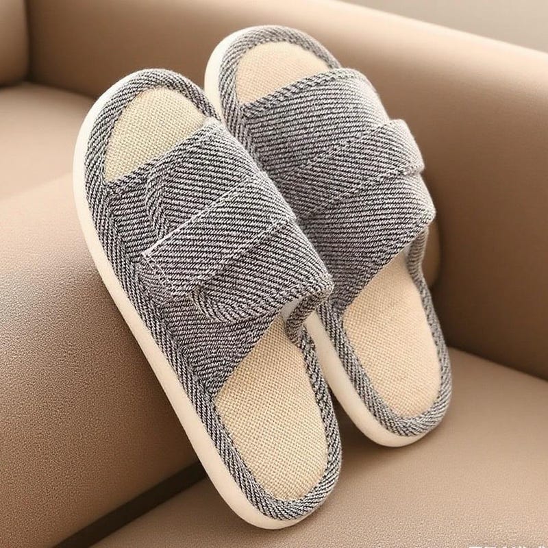 Mens Thin Soled Slippers - Etsy