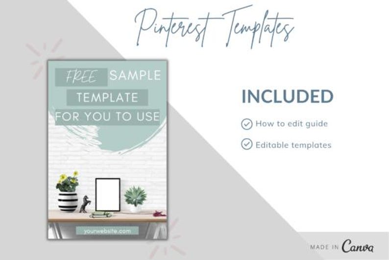 Pinterest Templates - Etsy