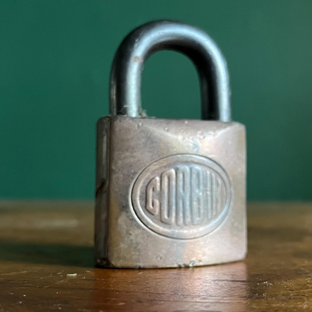 Vintage CORBIN Padlock No Key Antique Lock Antique Padlock USA ...