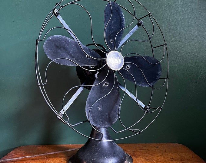 Vintage Electric Desktop Fan - Etsy Canada