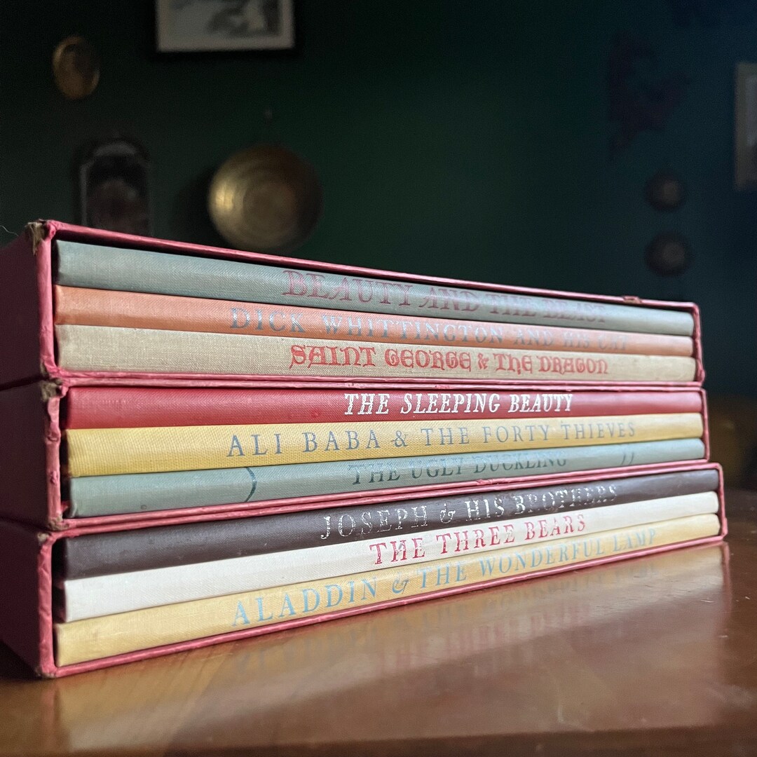 1949 Book Sets Children’s Literature in Book Sleeves 1940s Book Sets - Etsy