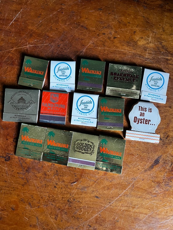 Set of 14 Vintage Matchbooks 80s 90s Matches Hotels Bar Man - Etsy