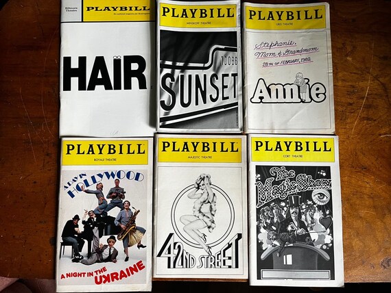 Vintage Broadway Playbills Playbills Then And Now : Lincoln Center