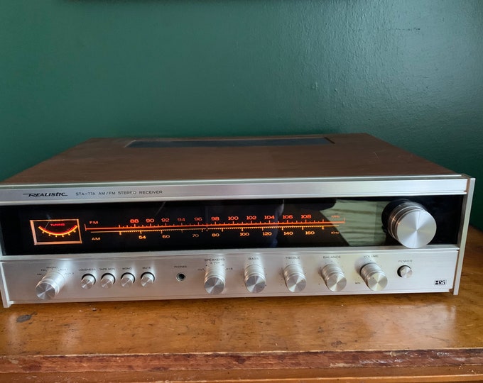 Vintage Realistic STA-77A AM Fm Stereo Receiver. Model 31-2074. Radio ...
