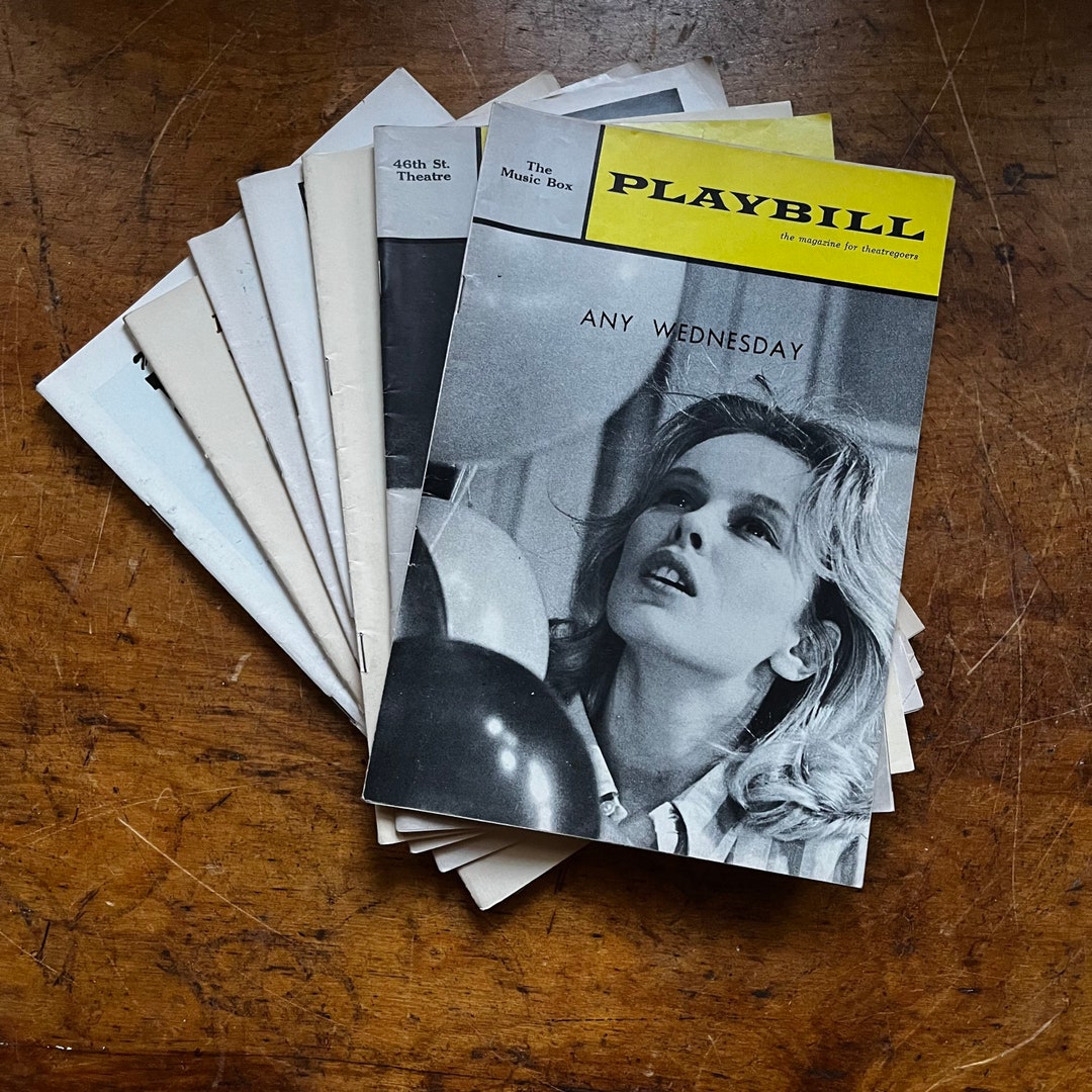 Vintage Broadway Playbills. 1950s New York Theater. - Etsy