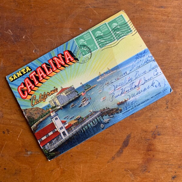 Postcard Folder - Etsy