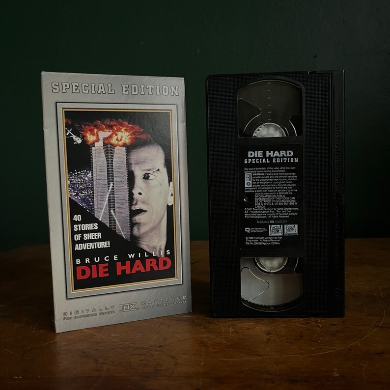 Vintage 2001 Die Hard VHS Special Edition - Etsy